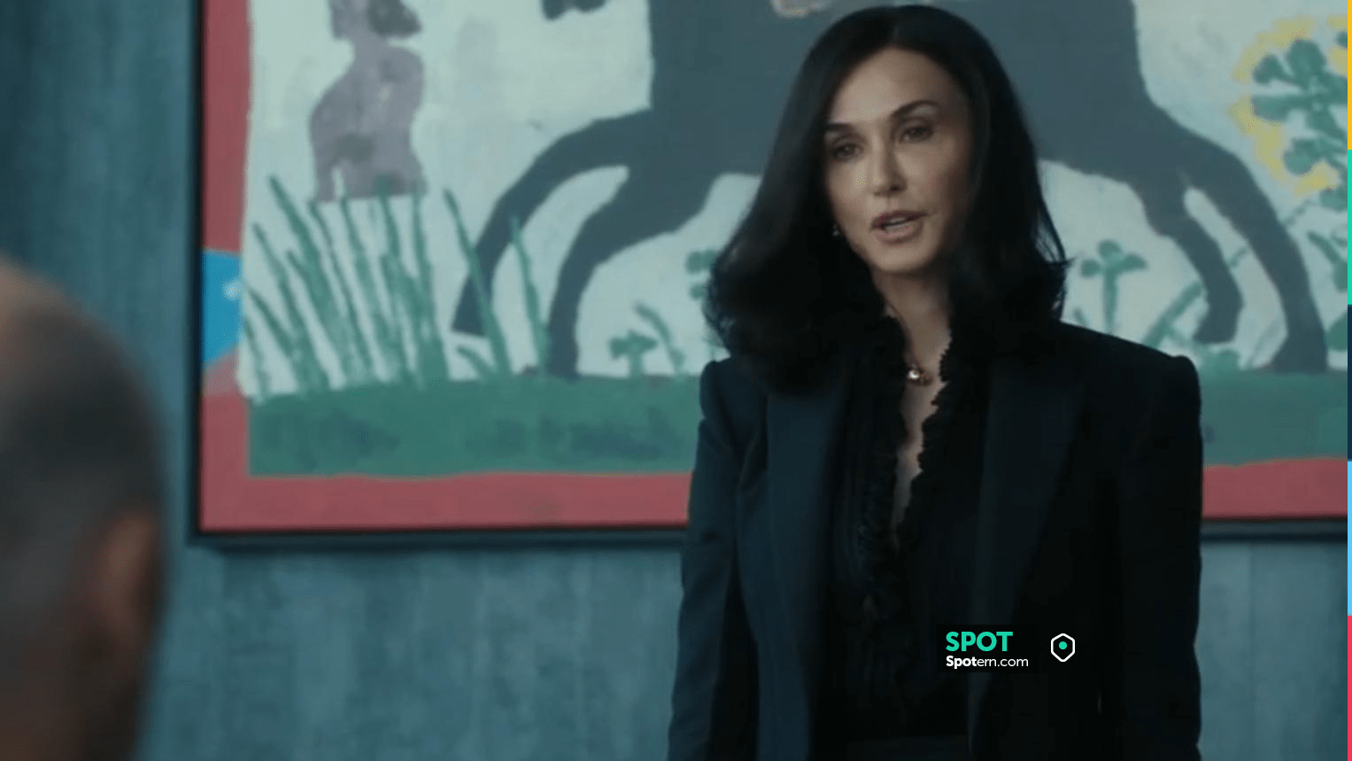 Tom Ford Wool & Silk Twill Single Breasted Blazer worn by Cami Miller ...