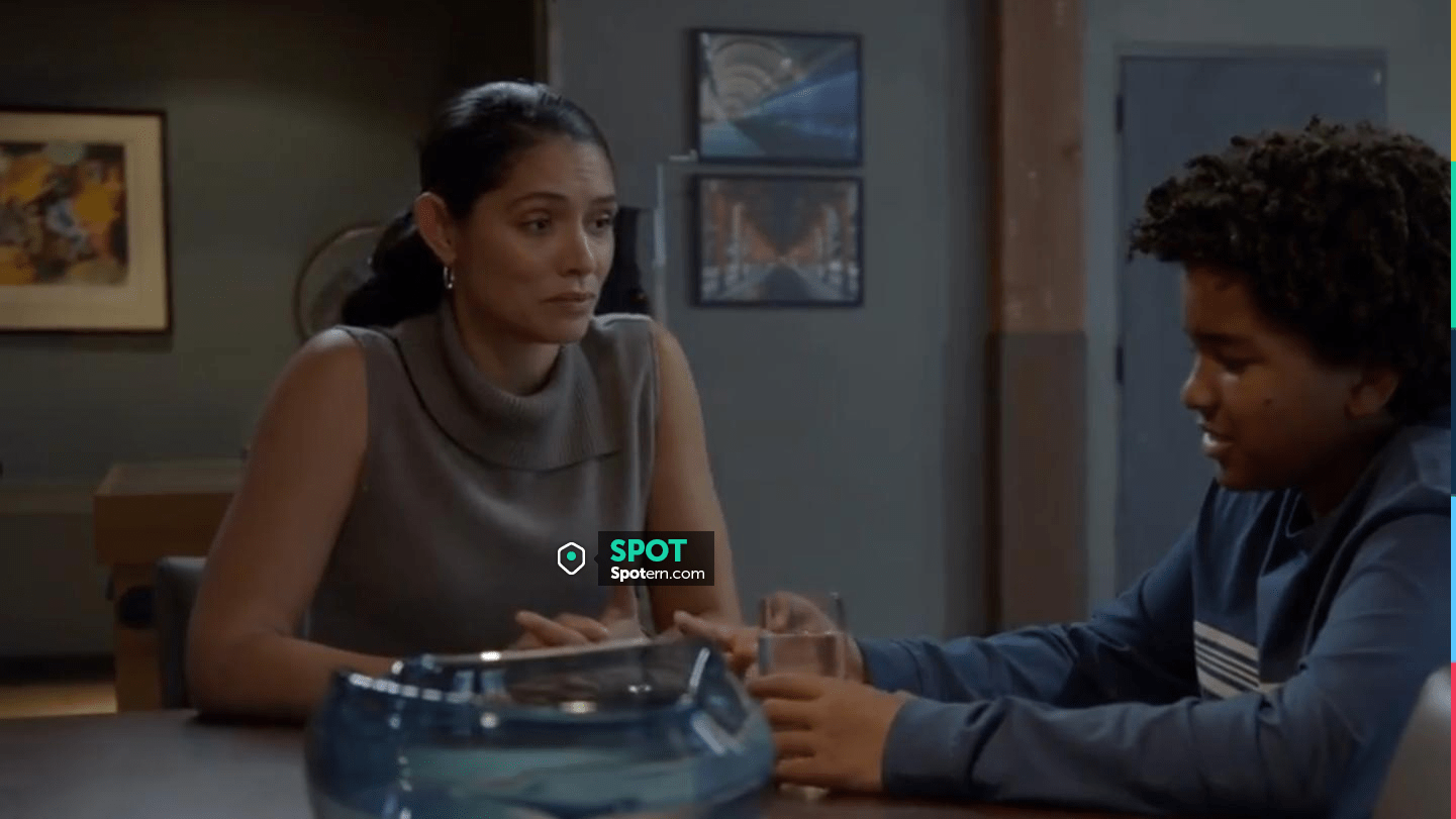 Zara Soft Open Neck Top worn by Stella Kidd (Miranda Rae Mayo) as seen ...