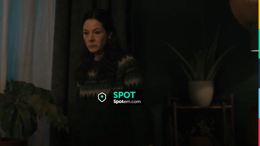 Toast Fair Isle Green Jumper worn by Sarah Fenn (Elaine Cassidy) as ...