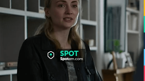 Steal 2026 Zara Dunne Black Leather Jacket worn by Zara (Sophia Turner ...