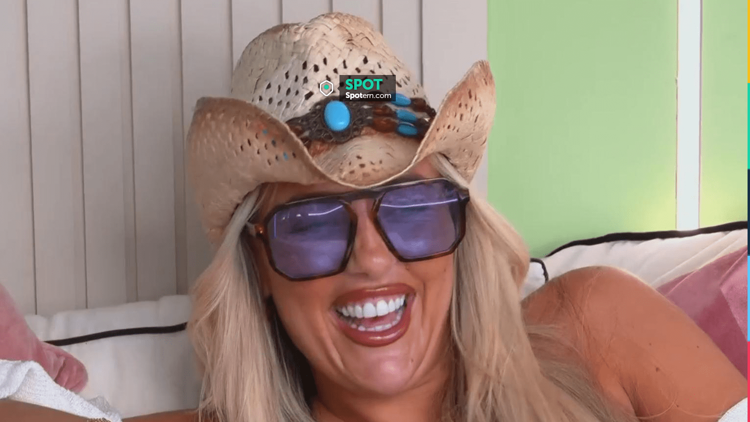 Gemvie New Cowgirl Summer Straw Hat worn by Jess Harding as seen in ...