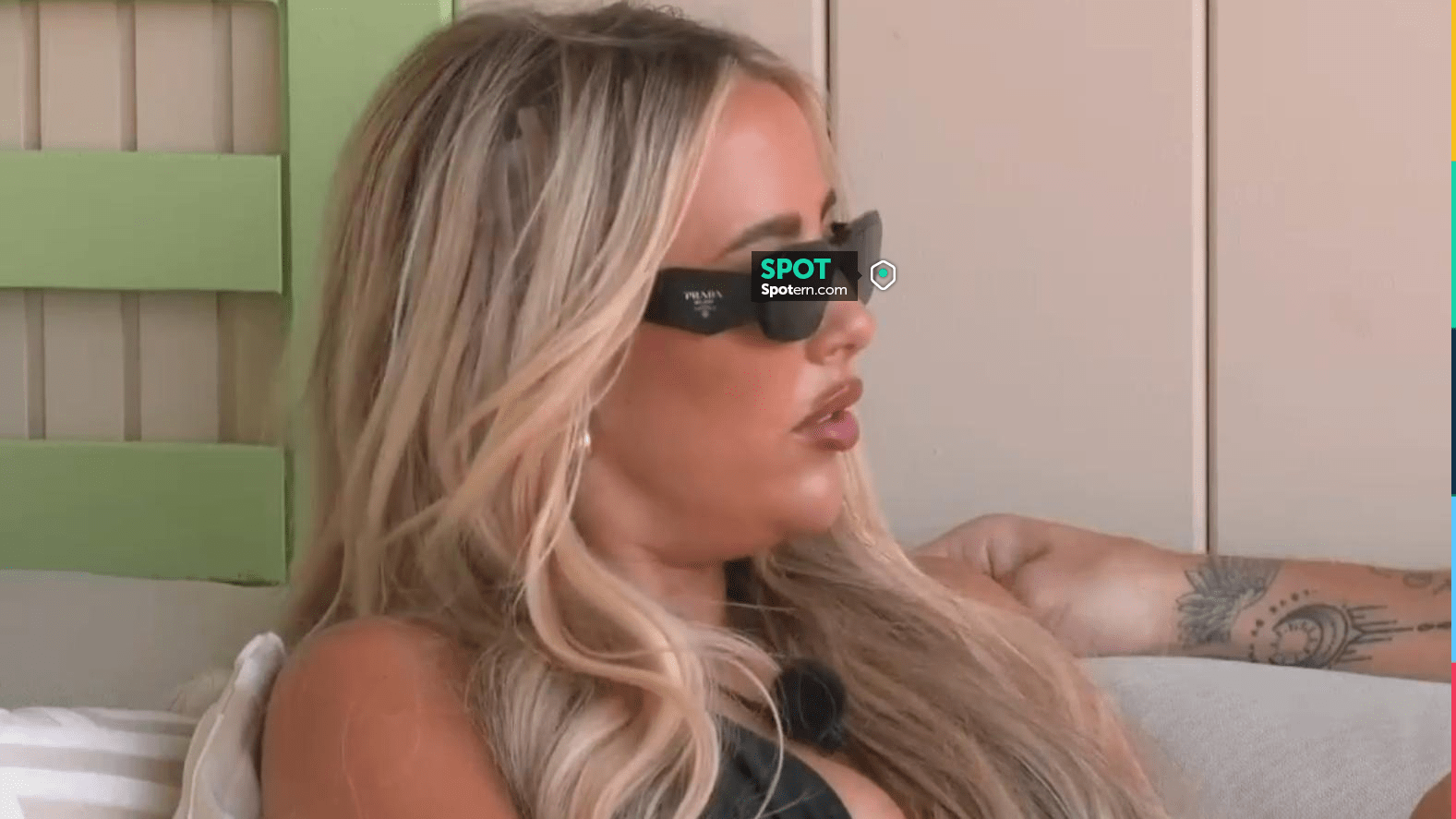 Prada Symbole Sunglasses worn by Jess Harding as seen in Love Island ...