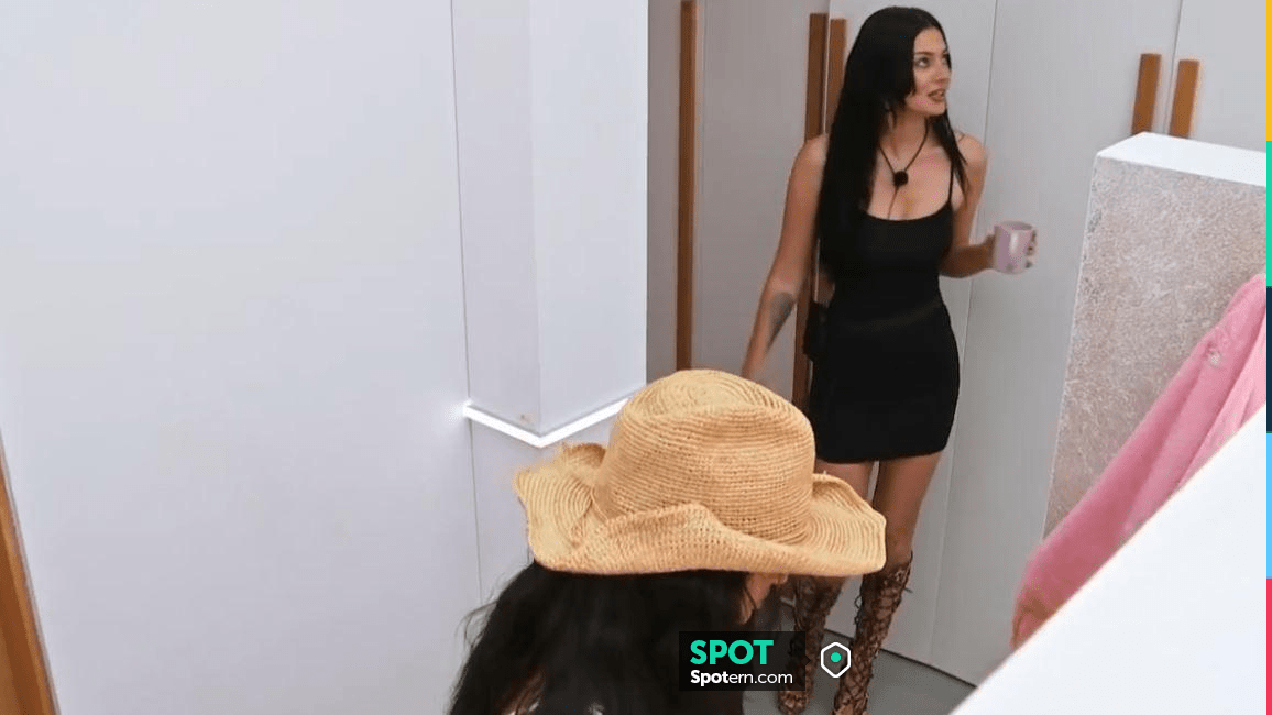 Temu Women's Leopard Print Over-the-Knee Boots worn by as seen in Love ...