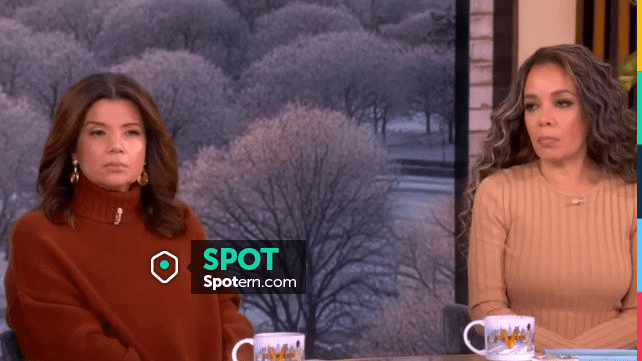 Jenni Kayne Porter Cashmere Turtleneck Sweater worn by Ana Navarro as ...