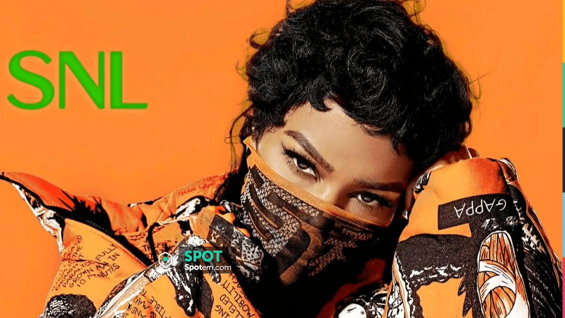 Lu'u Dan Orange Padded Lowdown Coat worn by Teyana Taylor as seen in ...