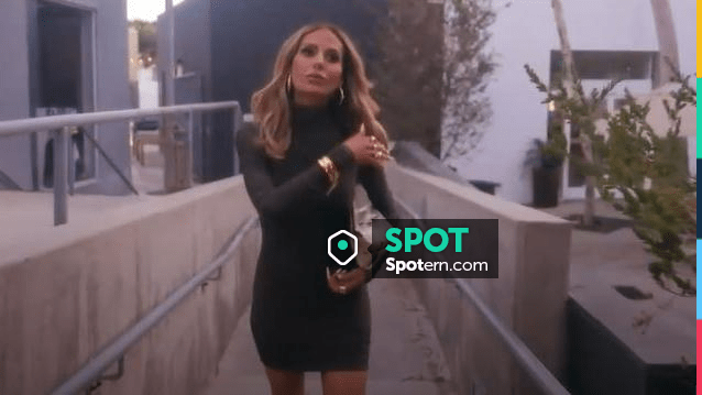 The Andamane Oleandra Turtleneck Draped Mini Dress worn by Dorit ...