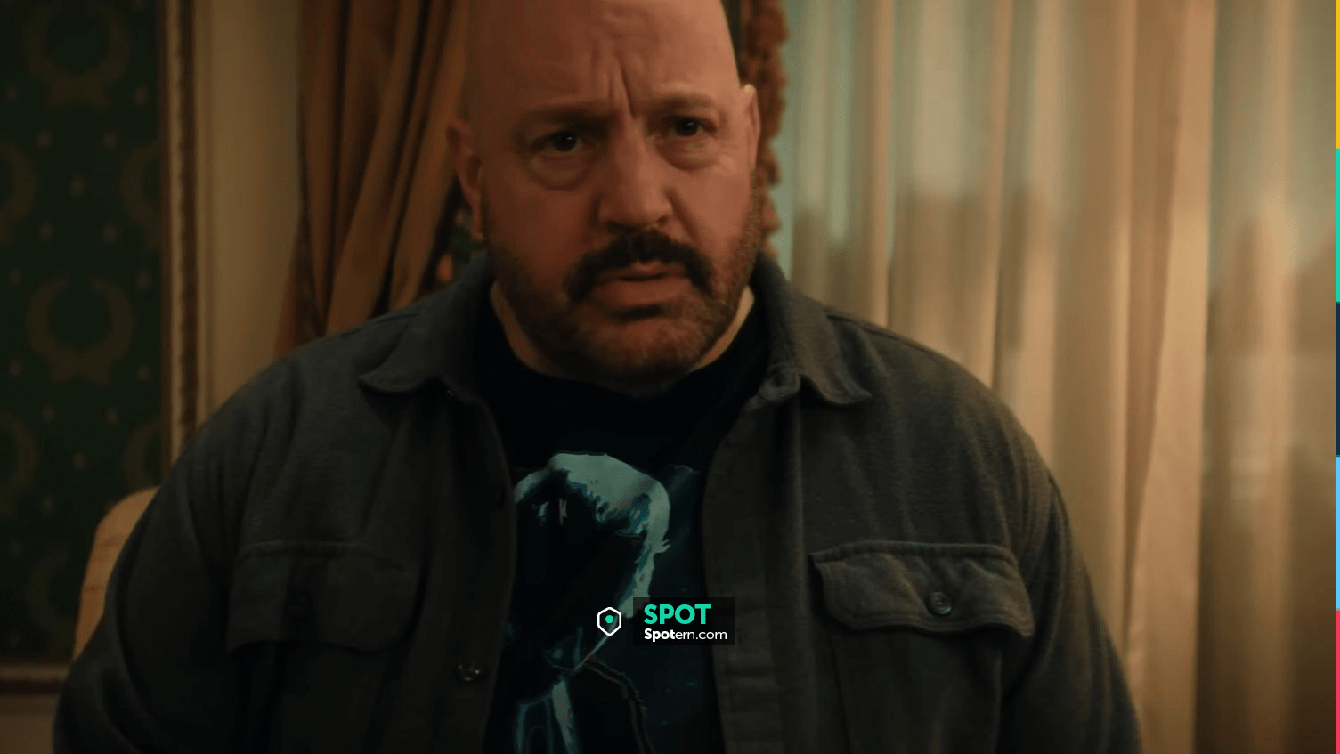 T-shirt Ed Sheeran porté par Matt (Kevin James) dans Solo Mio | Spotern