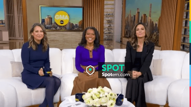 Tory Burch Wool Polo Sweater worn by Robin Roberts as seen in Good ...
