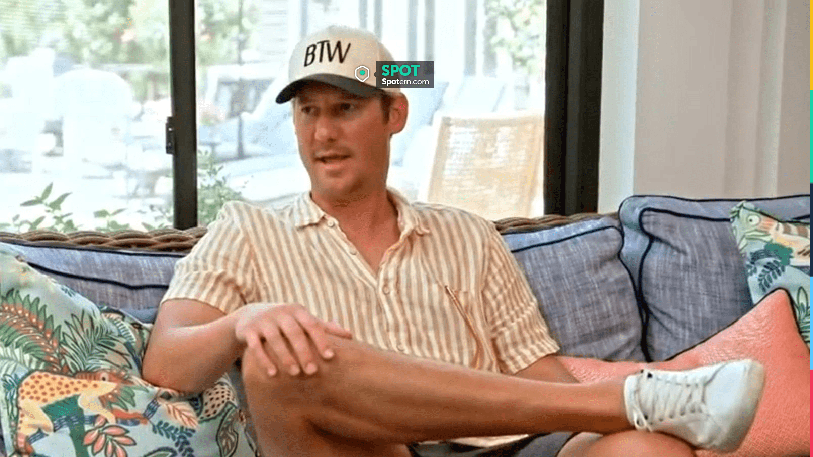 BTW Black Two Tone 3D Puff Canvas Hat worn by Austen Kroll as seen in ...