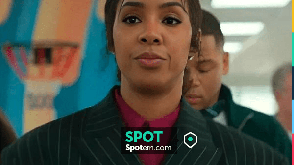 Relationship Goals 2026 Kelly Rowland Pinstripe Cropped Blazer worn by ...