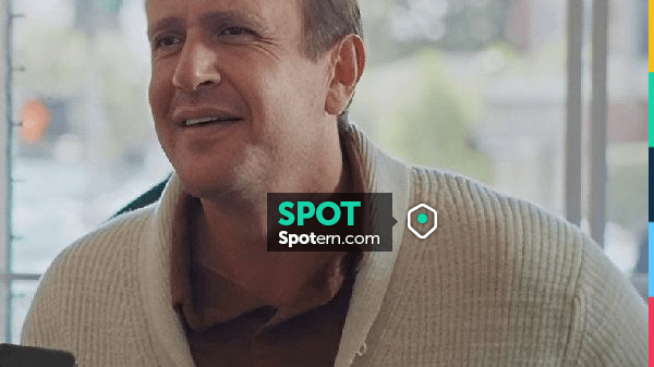 Shrinking S03 Jason Segal White Knit Cardigan of Jimmy (Jason Segel) as ...