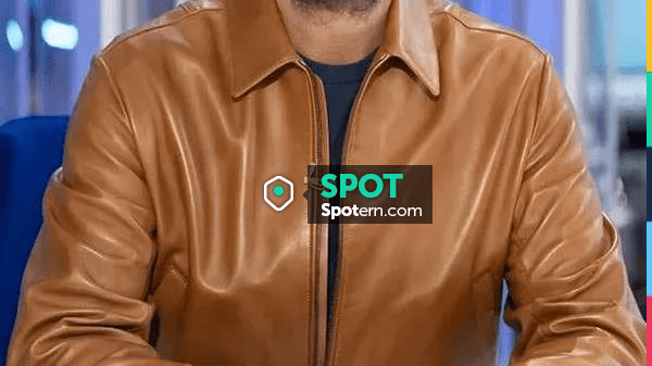 Luke Bryan American Idol S24 Bomber Leather Jacket worn by Luke Bryan ...