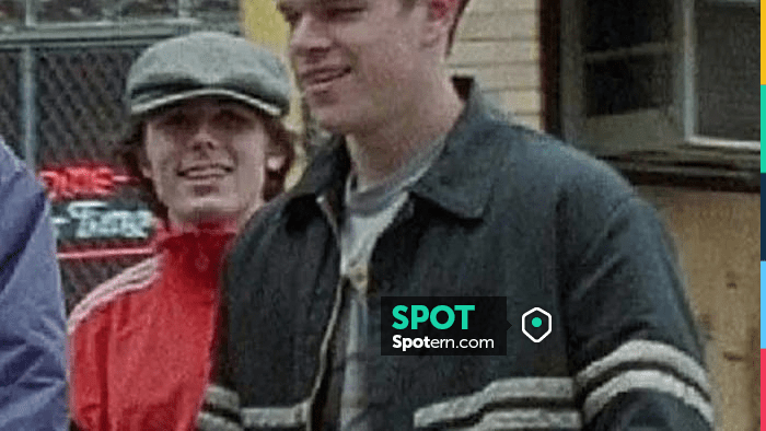 Matt Damon Good Will Hunting Black Leather Jacket of Will Hunting (Matt ...