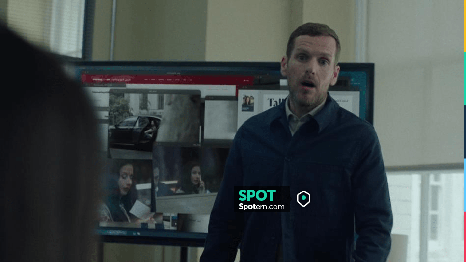 Universal Works Bakers Jacket worn by John Hughes (Shaun Evans) as seen ...