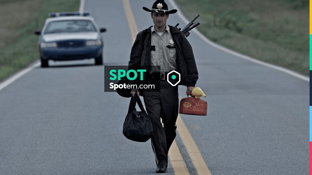 The pants of the uniform of sheriff Rick Grimes (Andrew Lincoln) in The ...