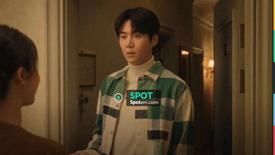 Cos Checked Overshirt worn by Joo Ho-jin (Kim Seon-ho) as seen in Can ...