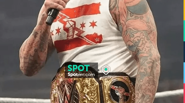 Tank Top worn by CM Punk in Roman Reigns and CM Punk face off Full ...