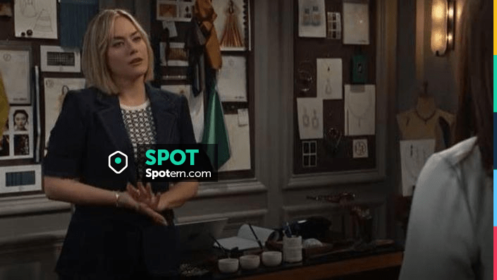 Chaqueta Cinq a Sept Sallie que lleva Hope Logan (Annika Noelle) como ...