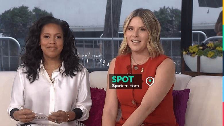Veronica Beard Jessup Vest worn by Jenna Bush Hager as seen in Today ...