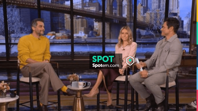Jersey polo La Ligne Ben llevado por Kelly Ripa visto en DIRECTO con ...