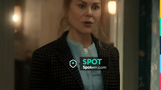 Scarpetta 2026 Nicole Kidman Americana pata de gallo marrón usada por ...