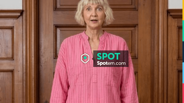 The Four Seasons S2 Kerri Kenney Pink Striped Shirt worn by Anne Pagano ...