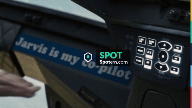 Le sticker "Jarvis Is My Co-Pilot" de Tony Stark (Robert Downey Jr ...