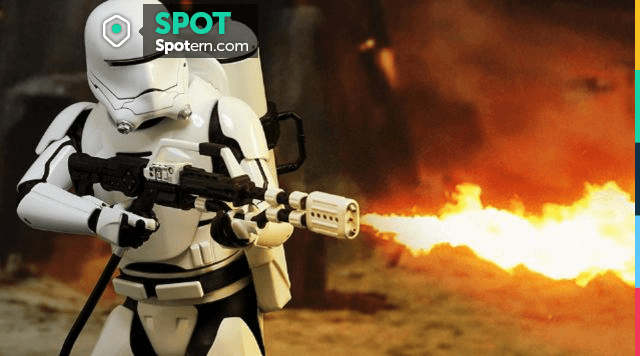 The helmet Flame Trooper in Star Wars VII : The awakening of the Force ...