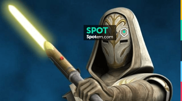 The mask to paint the Watchman Jedi in Star Wars : The Clone wars | Spotern