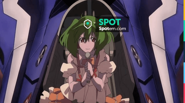 The wig green Ranka Lee in Macross Frontier | Spotern