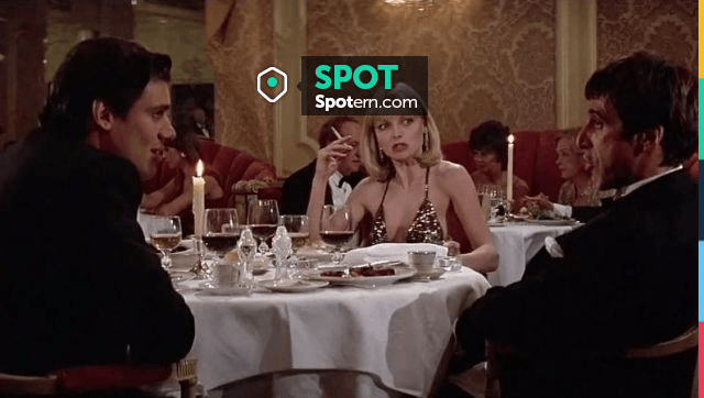 The restaurant Perino's dinner of Elvira, Tony and Manny in Scarface ...