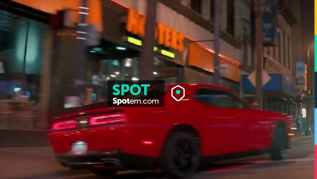 The Dodge Challenger SRT HELLCAT red in Baby Driver | Spotern
