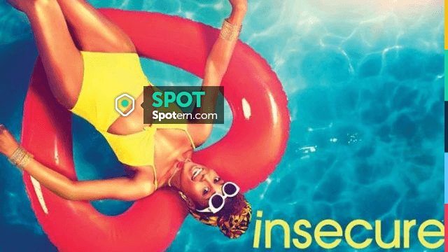 The swimsuit Mara Hoffman yellow Issa Dee (Issa Rae) on the poster of ...