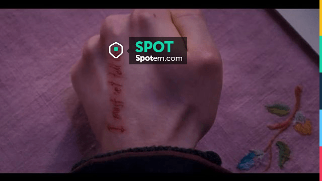 The temporary tattoos of Harry (Daniel Radcliffe) in Harry Potter and ...