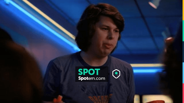 Le t-shirt bleu de la salle de jeux Palace Arcade de Keith (Matty ...