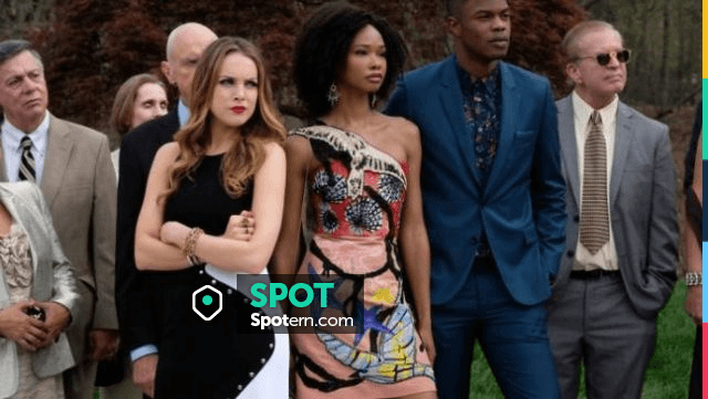El vestido blanco y negro de Fallon Carrington (Elizabeth Gillies) en ...