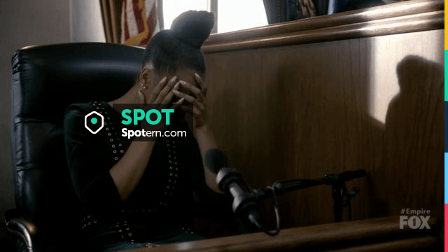 The dark green dress by Pierre Bel­main worn by Tiana Brown (Serayah ...