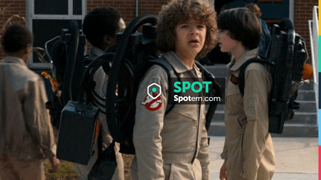 The costume of Ghostbuster of Dustin Henderson (Gaten Matarazzo) in ...