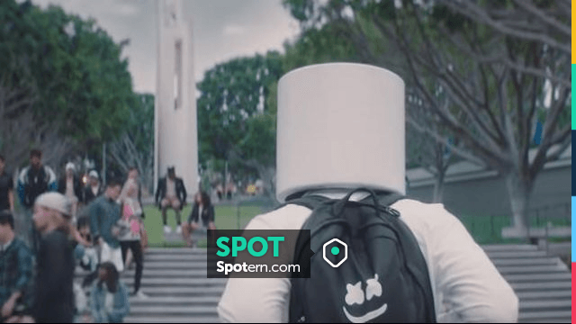 The backpack black worn by Marshmello in his clip Blocks | Spotern