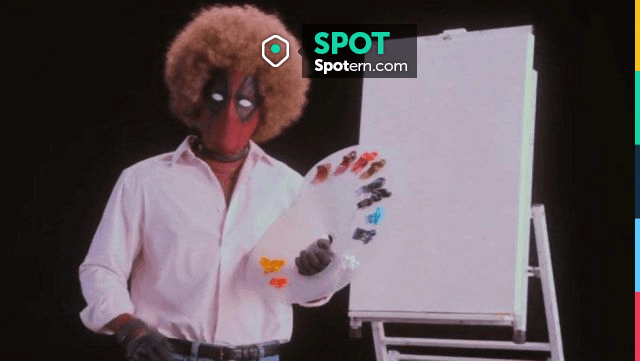 The wig afro Deadpool (Ryan Reynolds) for the promo of Deadpool 2 | Spotern