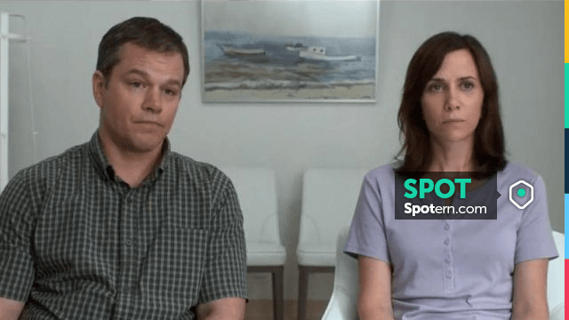 The purple top Audrey Safranek (Kristen Wiig) in Downsizing | Spotern