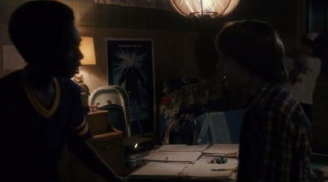 The poster on the wall in the basement of Mike in Stranger Things | Spotern