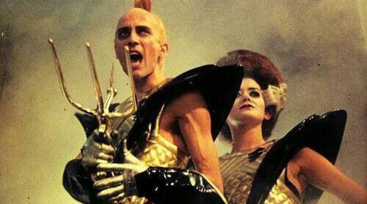The space suit Riff Raff (Richard O'brien) in The Rocky Horror Picture ...