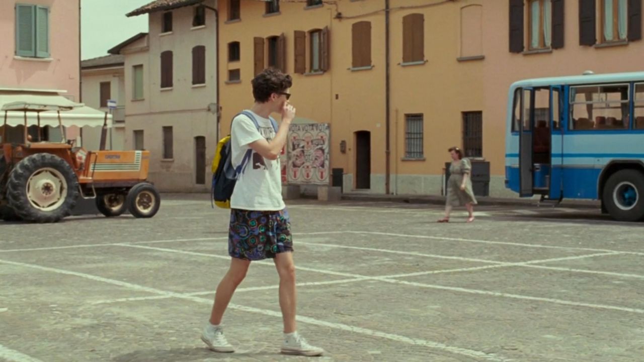 The pair of white Converse by Elio Perlman (Timothée Chalamet) in Call ...
