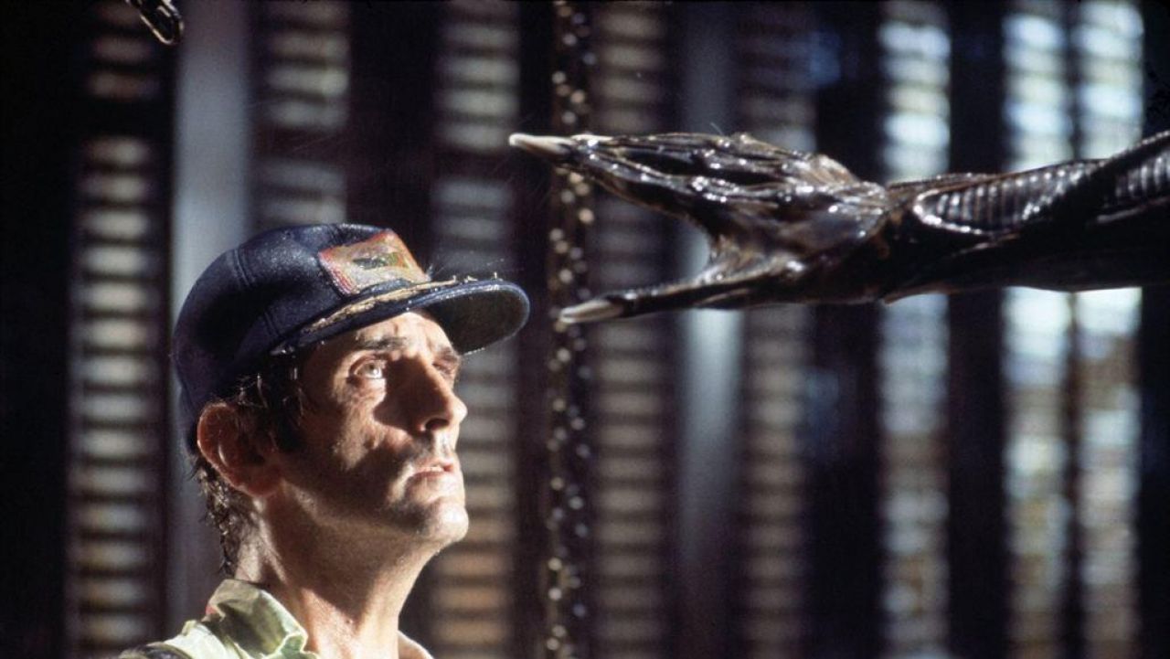 USCSS Nostromo cap worn by Samuel E. Brett (Harry D. Stanton) as seen ...