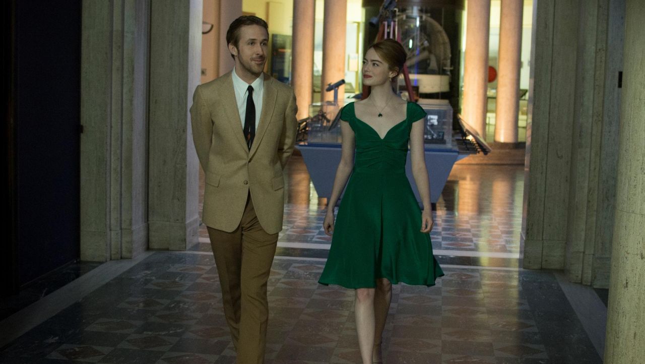 Green Dress worn by Mia Dolan (Emma Stone) as seen in La La Land | Spotern