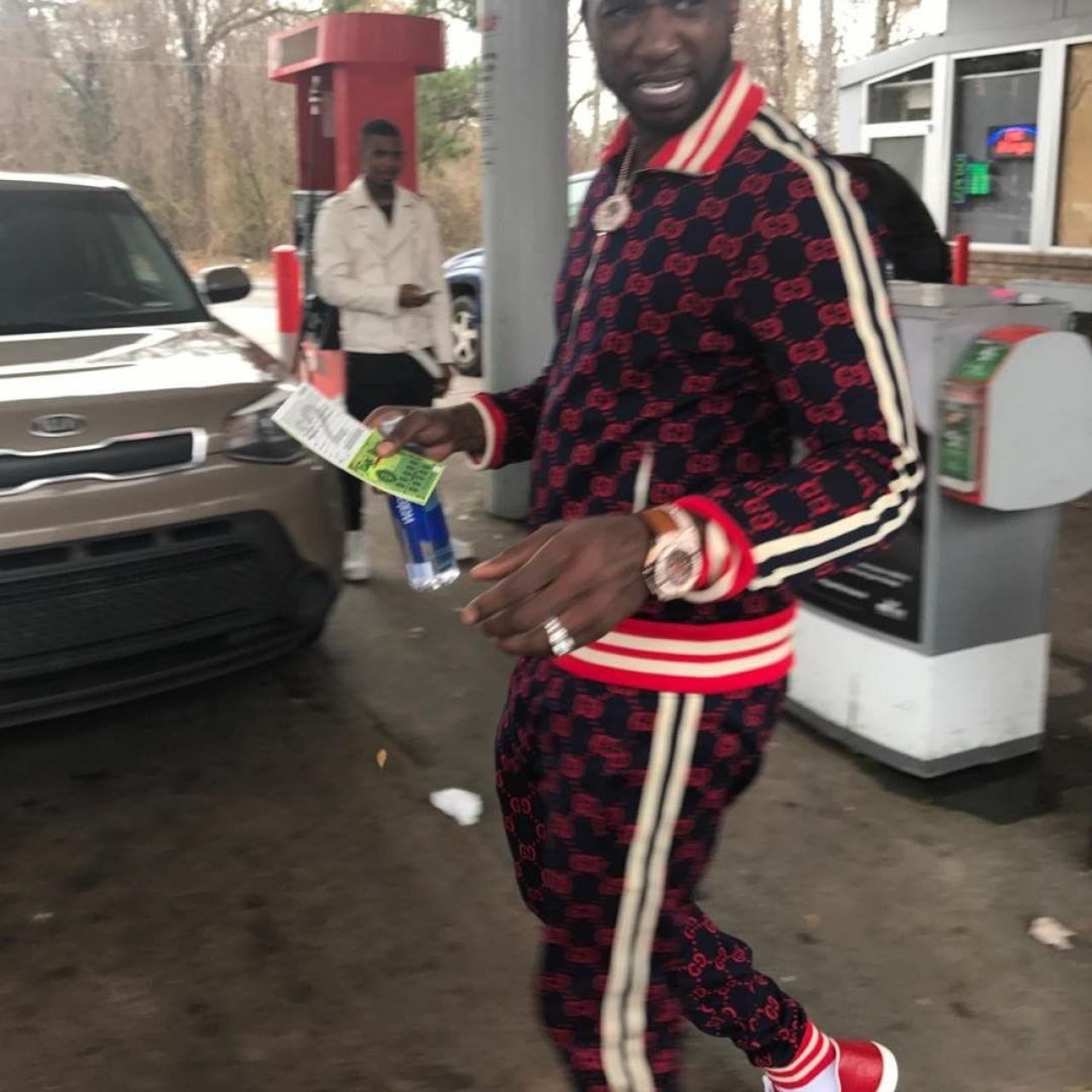 Le jogging Gucci de Gucci Mane sur son compte Instagram | Spotern