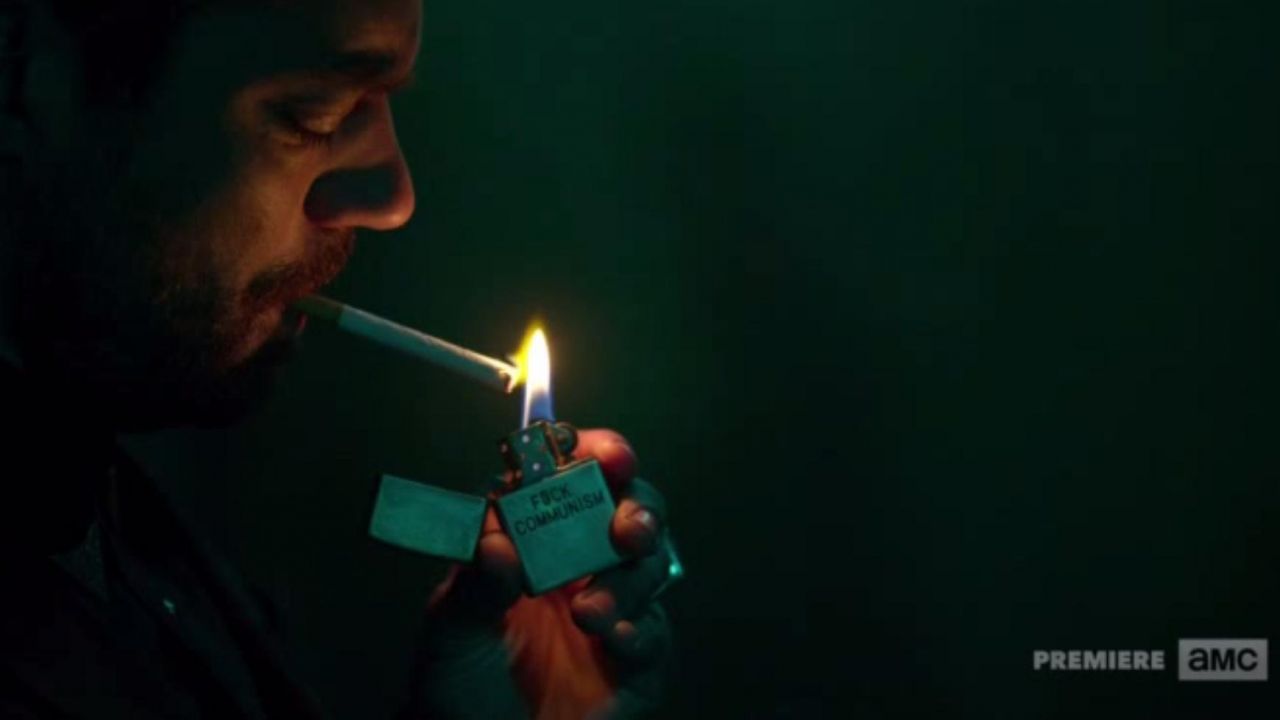 The lighter zippo lighter "Fuck Communism" of Jesse Custer (Dominic ...