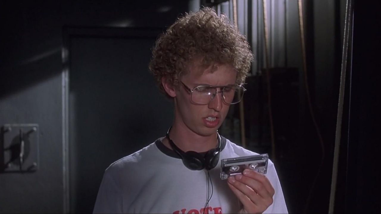 The eye glasses, oversize worn by Napoleon Dynamite (Jon Heder ...