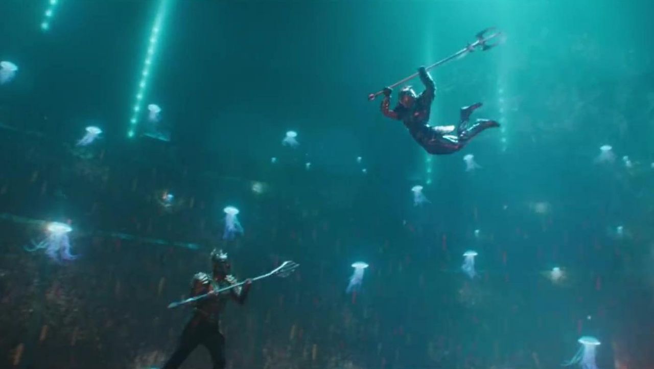 King Orm / Ocean Master's (Patrick Wilson) trident as seen in Aquaman ...